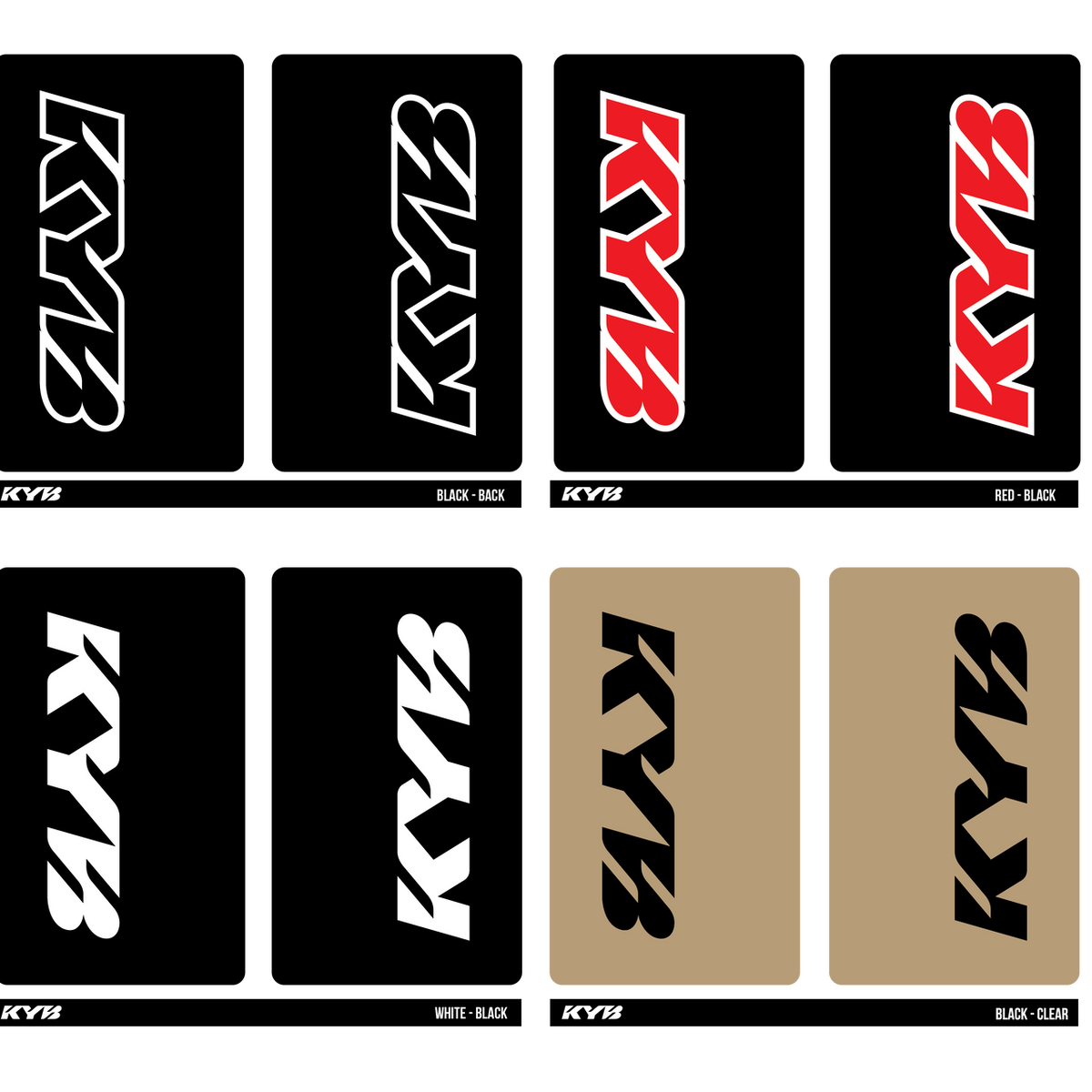 KYB Fork Decals – Westeffex
