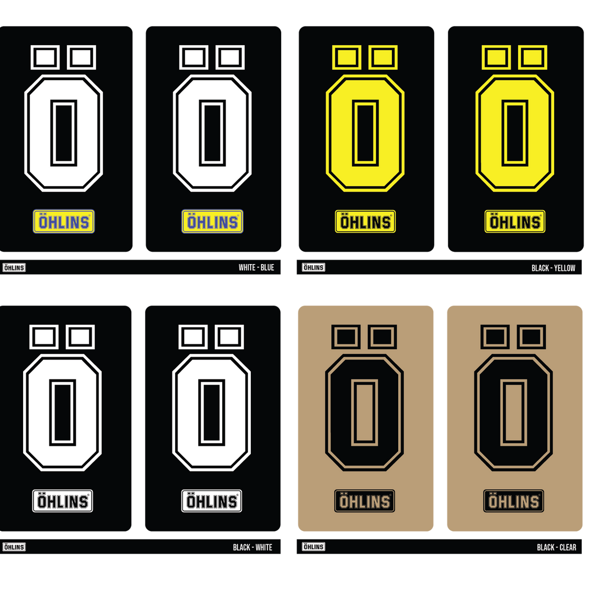Ohlins Fork Decals – Westeffex