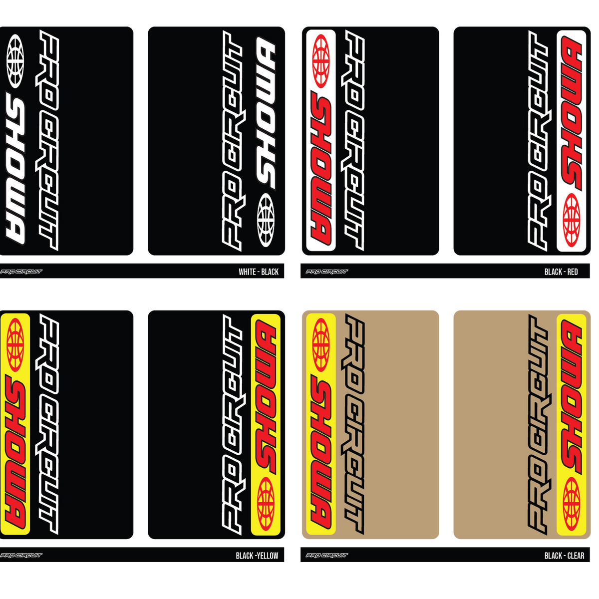 Pro Circuit Fork Decals – Westeffex
